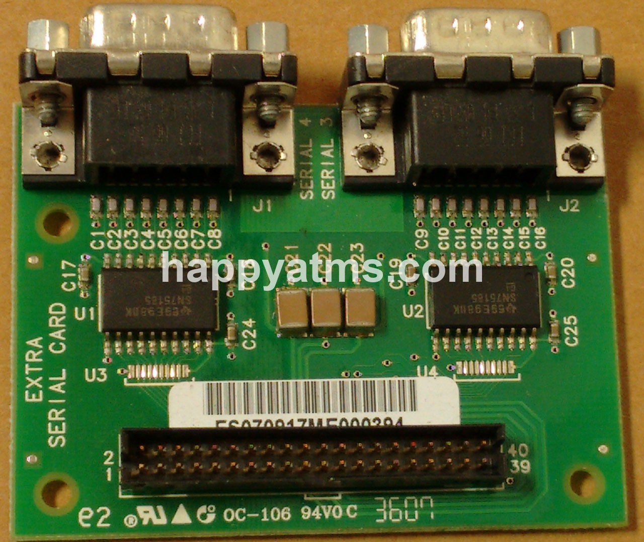 NCR ATM EXTRA SERIAL CARD PN: 445-0709205, 4450709205 | NCR | happyATMs.com